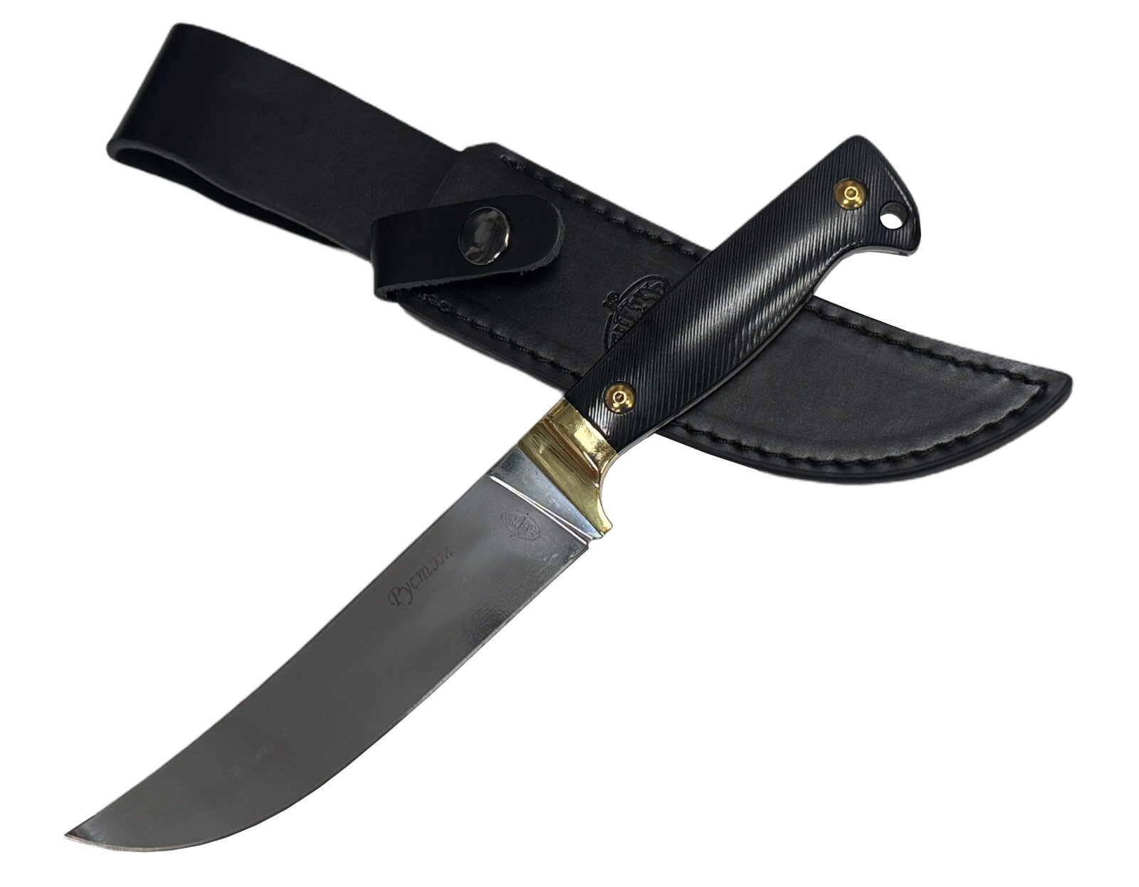 Пчак узбекский Витязь Рустэм, сталь 7Cr17MoV, рукоять G10/латунь, B5419-1
