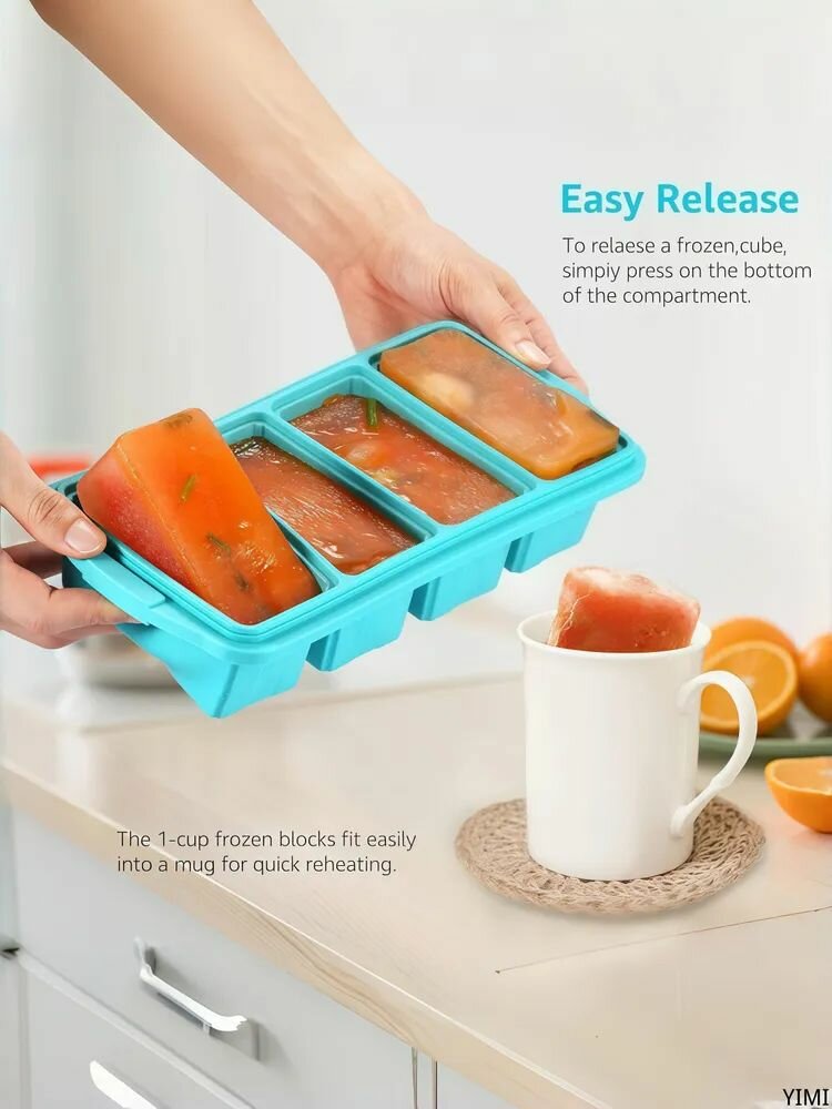 Форма для льда, 4 яч, 1 шт