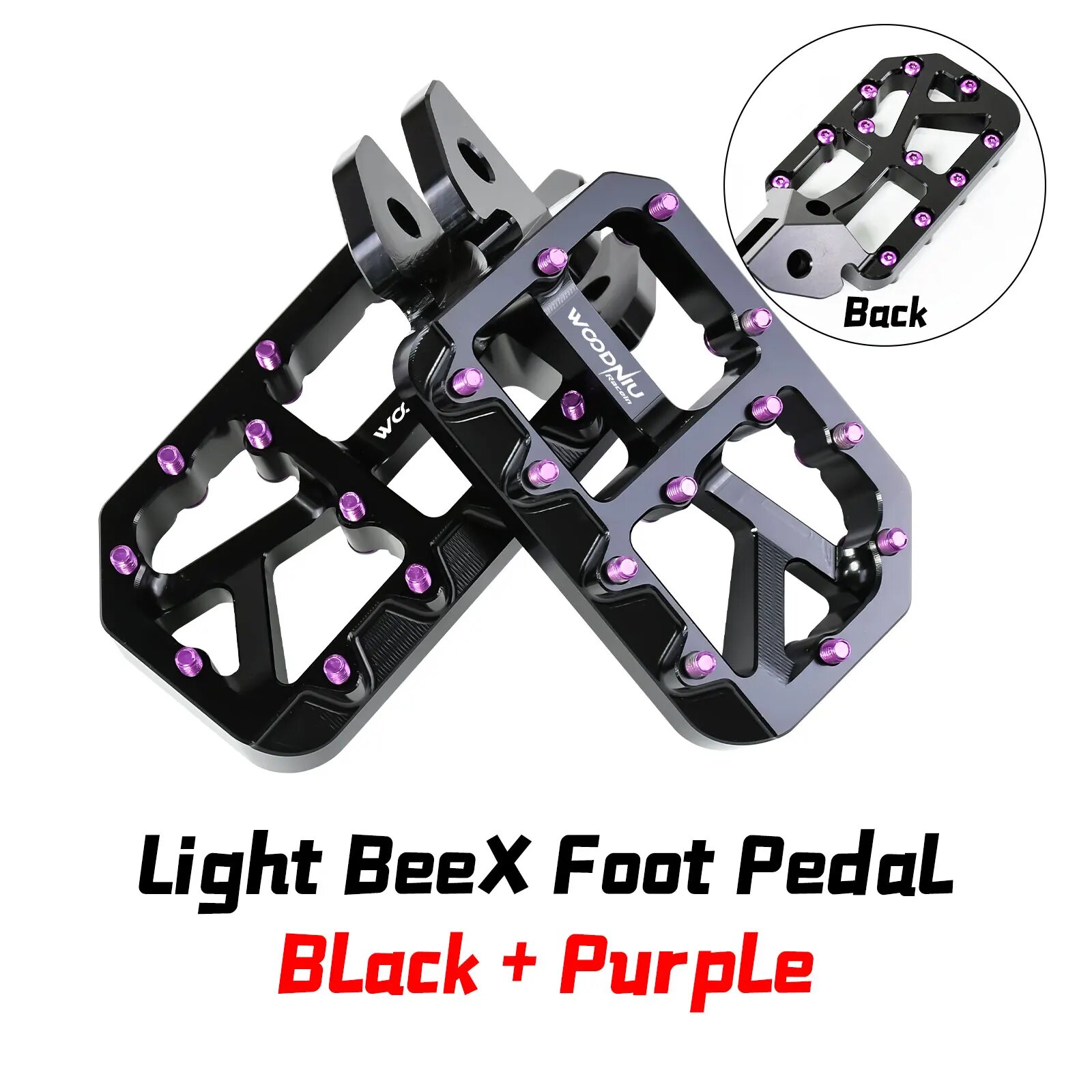 Подножки Light Bee X Black-Purple