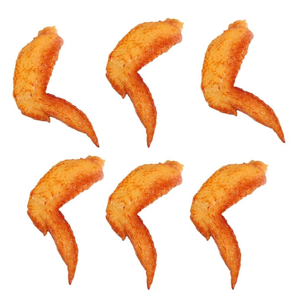 Силиконовая искусственная куриная ножка для украшения стола