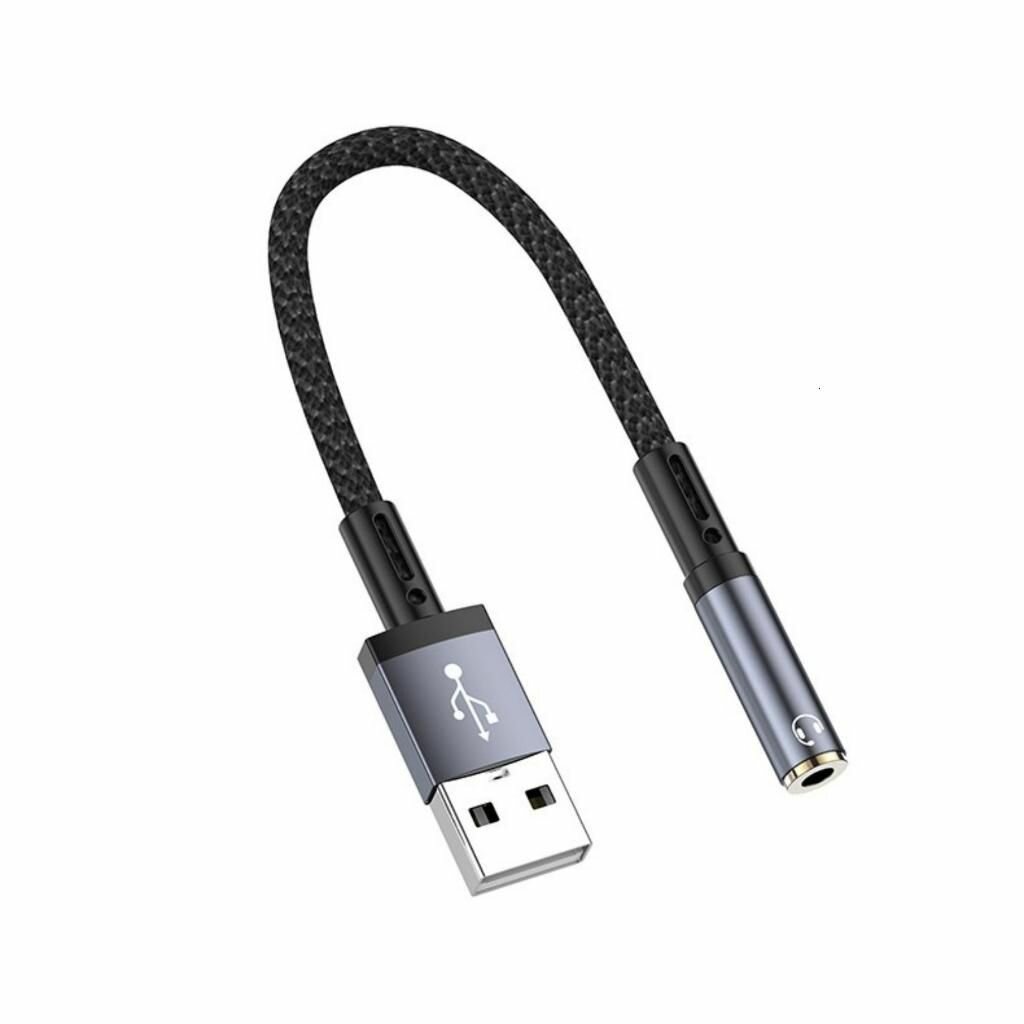 USB-адаптер для наушников 3.5 мм, - Кабель-адаптер
