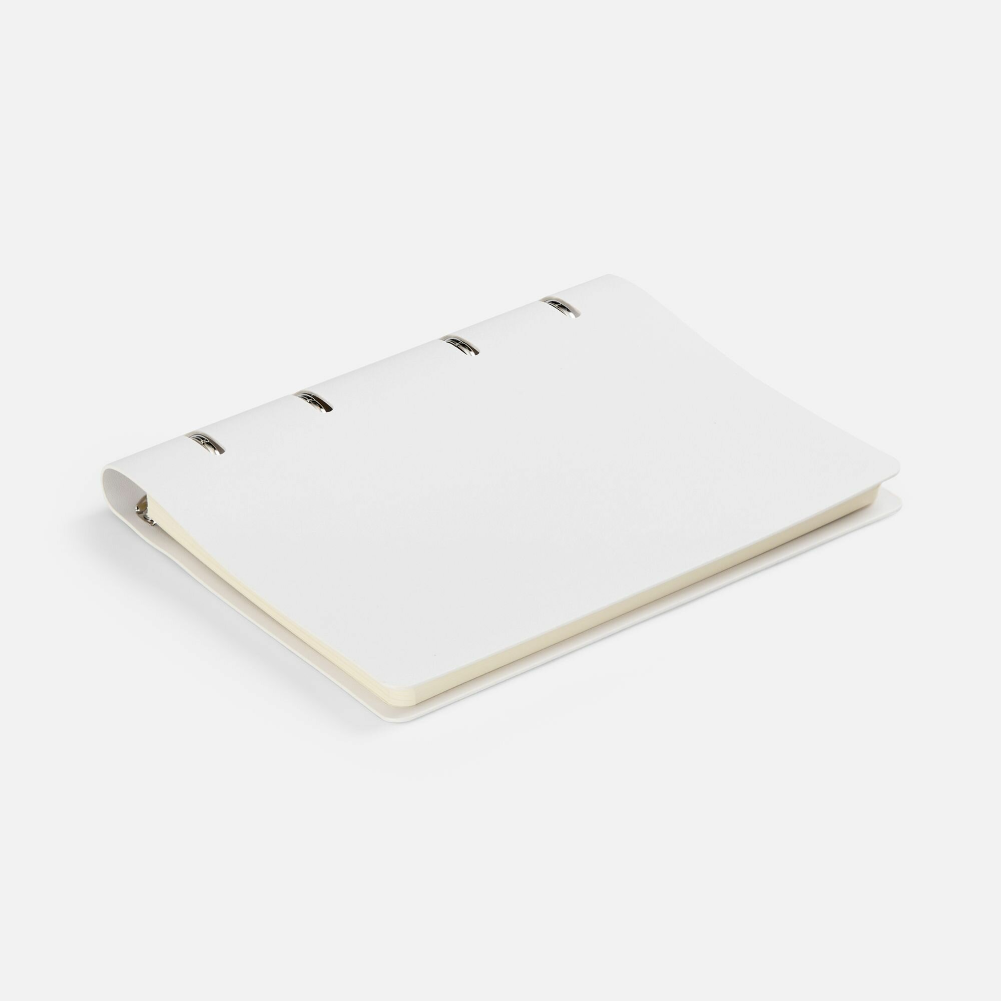 Ежедневник недатированный планер для записей на кольцах А5 гибкая обложка, Ringo, белый