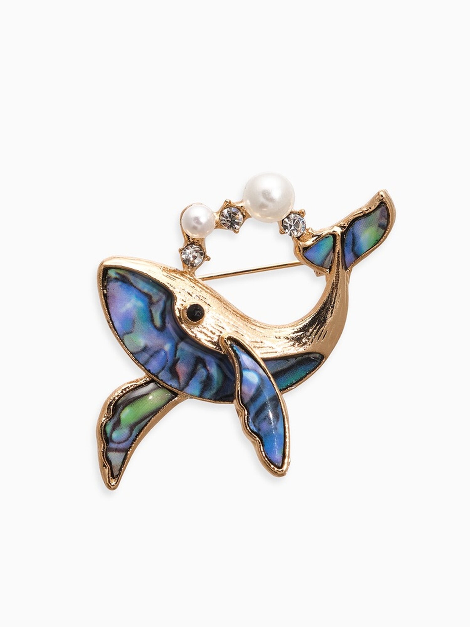 Брошь, стразы