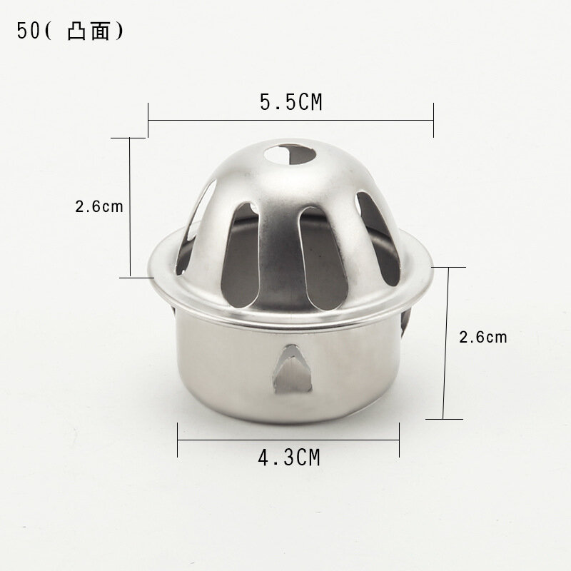 Нержавеющая сталь, круглый слив для пола, крышка сливного отверстия, карточный тип, большой слив, антизасорение, дренаж для дождевой воды на улице