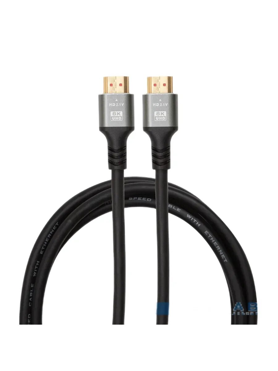 Кабель HDMI v2.1, 19M/19M, 3D, 8K UHD, экран, 2 м