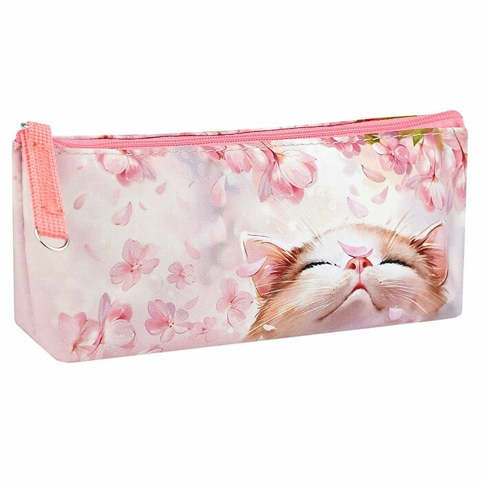 Пенал Феникс Плюс "Фразы с характером", без наполнения, 21х3,5х8 см