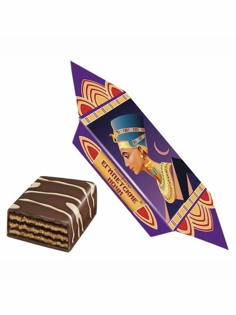 Конфеты шоколадные с фруктовой начинкой Египетские ночи 1 кг
