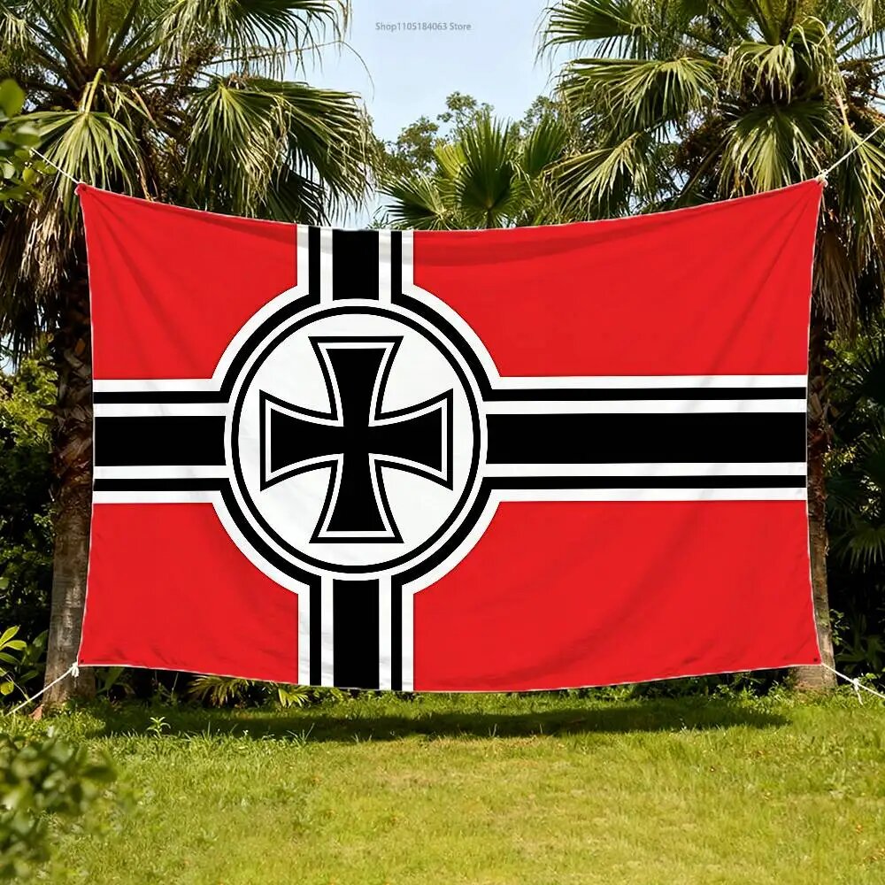 Steel Ambition Немецкий Крест Флаг Гобелен 60x90cm