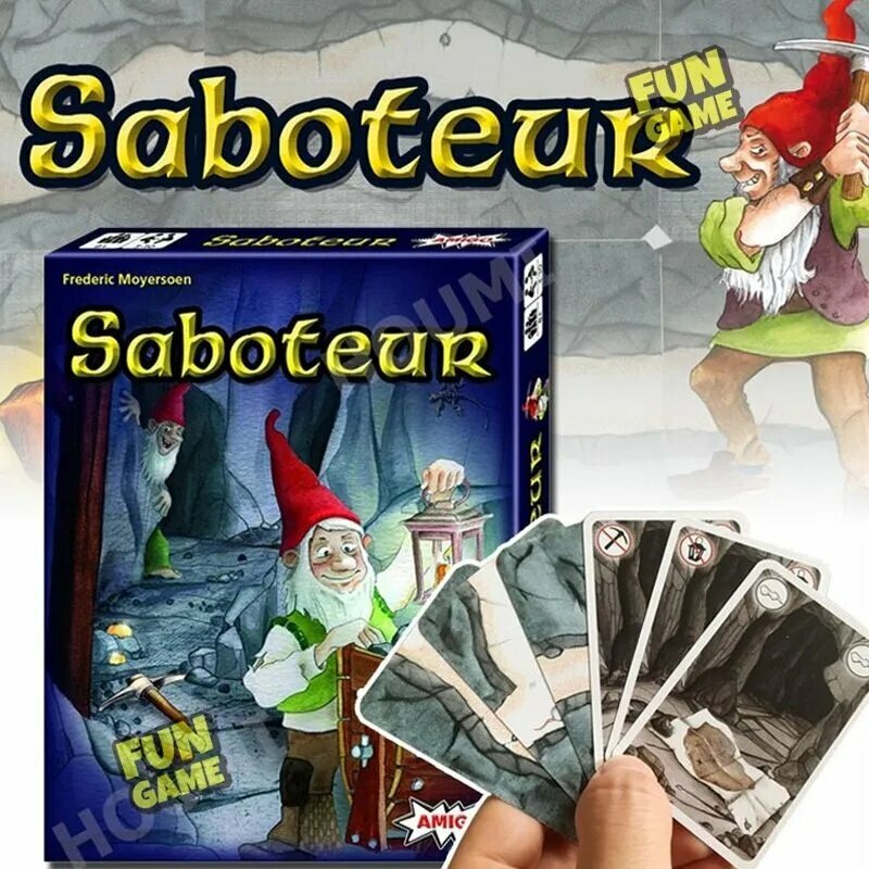 Saboteur Английская версия карточных игр.