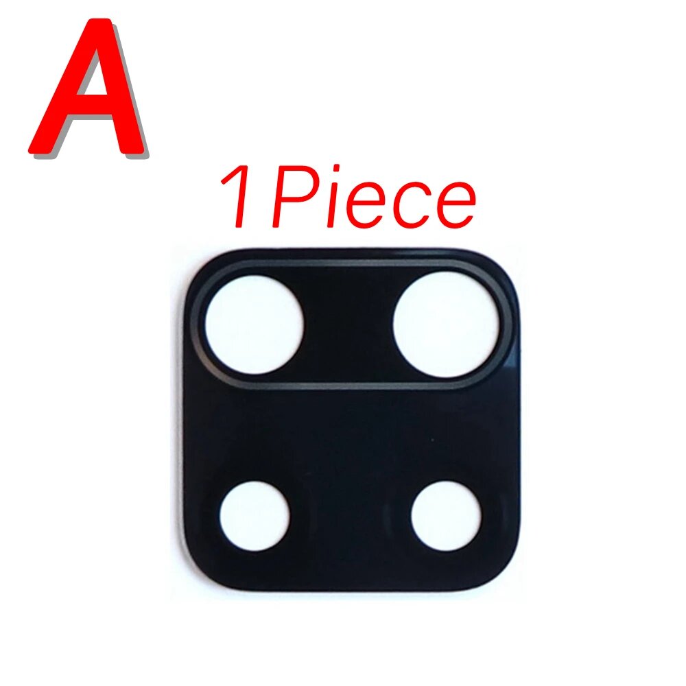 Стеклянный объектив задней камеры для Xiaomi Redmi Note 9S Note 9 Pro MAX M2003J6A1G M2003J6B2G M2003J6B1I Замена + наклейка