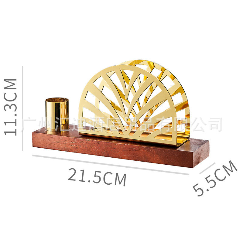 Коробка для салфеток из орехового дерева, настольный держатель для салфеток, коробка для салфеток из нержавеющей стали, стойка для салфеток в ресторане, вертикальная коробка для хранения салфеток