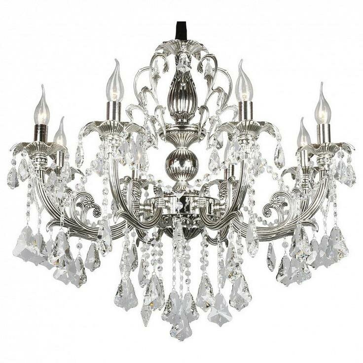 Люстра Omnilux Grosseto OML-77713-08 цвет серебро Накаливания, Светодиодные Флористика