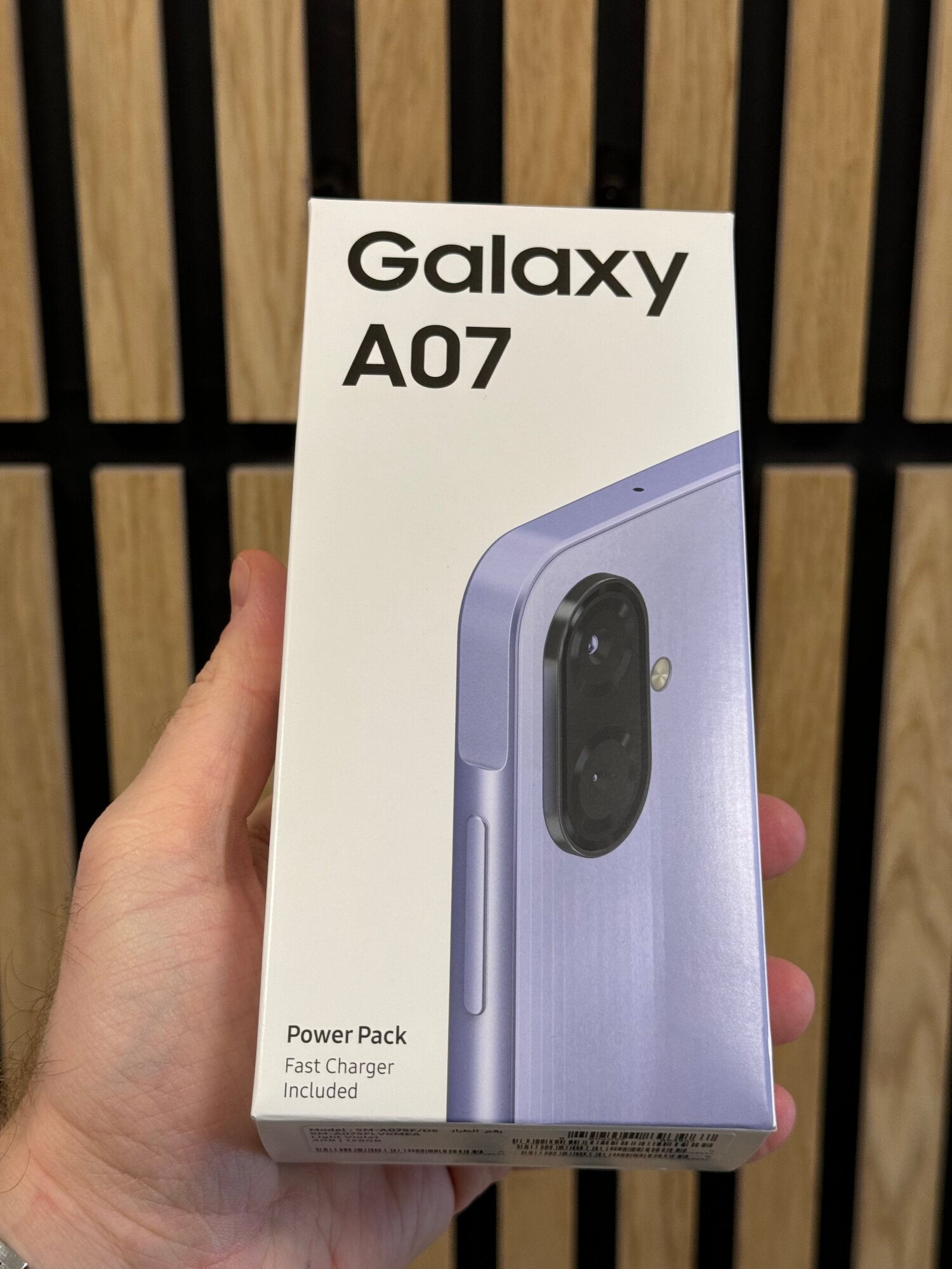 Samsung Galaxy A07 4/128Gb фиолетовый 6.7" экран 90 Гц 5000 мА·ч Android 15