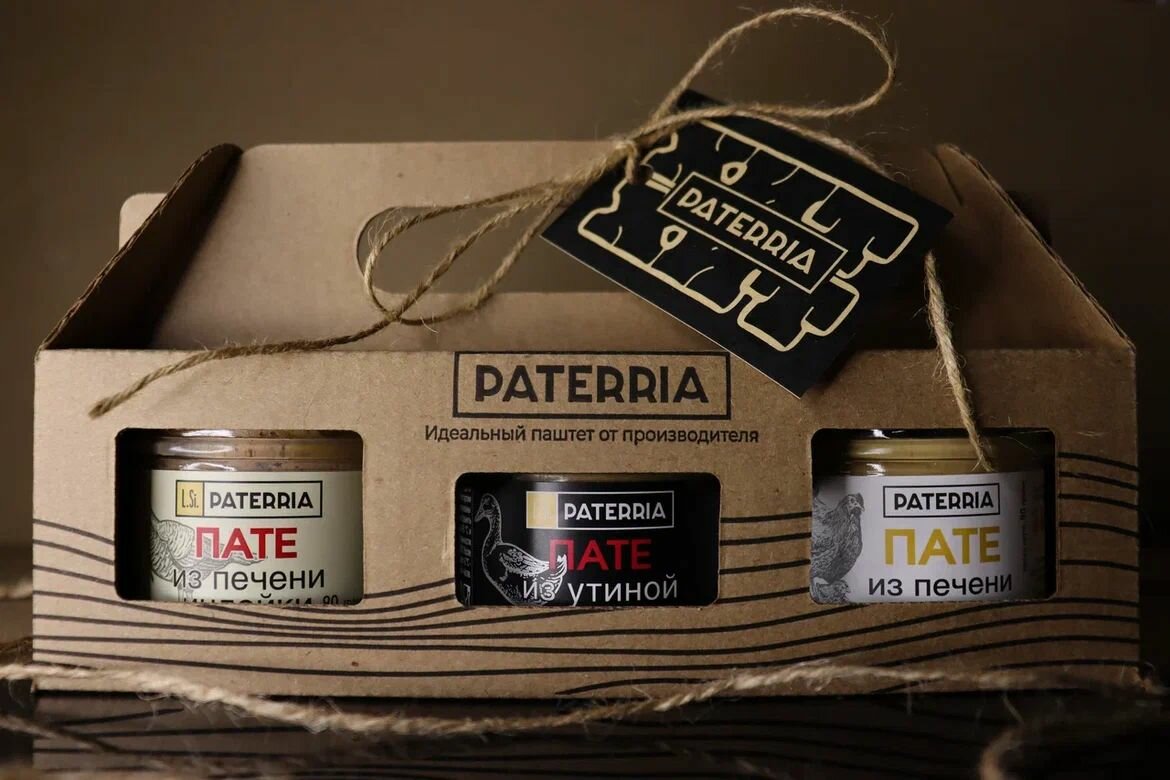 Набор PATERRIA "Три печени" 270г*3 банки