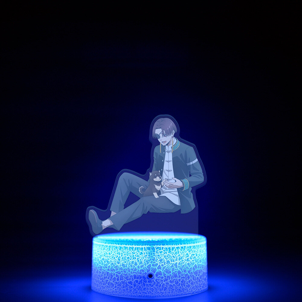 202616 Цветной пульт дистанционного управления ветроустойчивый колокольчик для мальчиков аниме периферия магазин Guzi акриловый светодиодный ночник оптовый источник