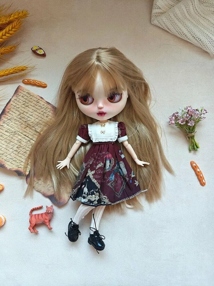 Одежда для куклы 30 см Блайз (Blythe) Платье для куклы блайз