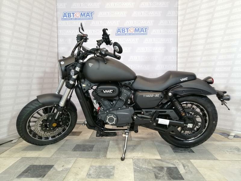 Мотоцикл VMC CRUISER 400, 407см3 цвет матовый черный VENTO-CRUISER400-MB