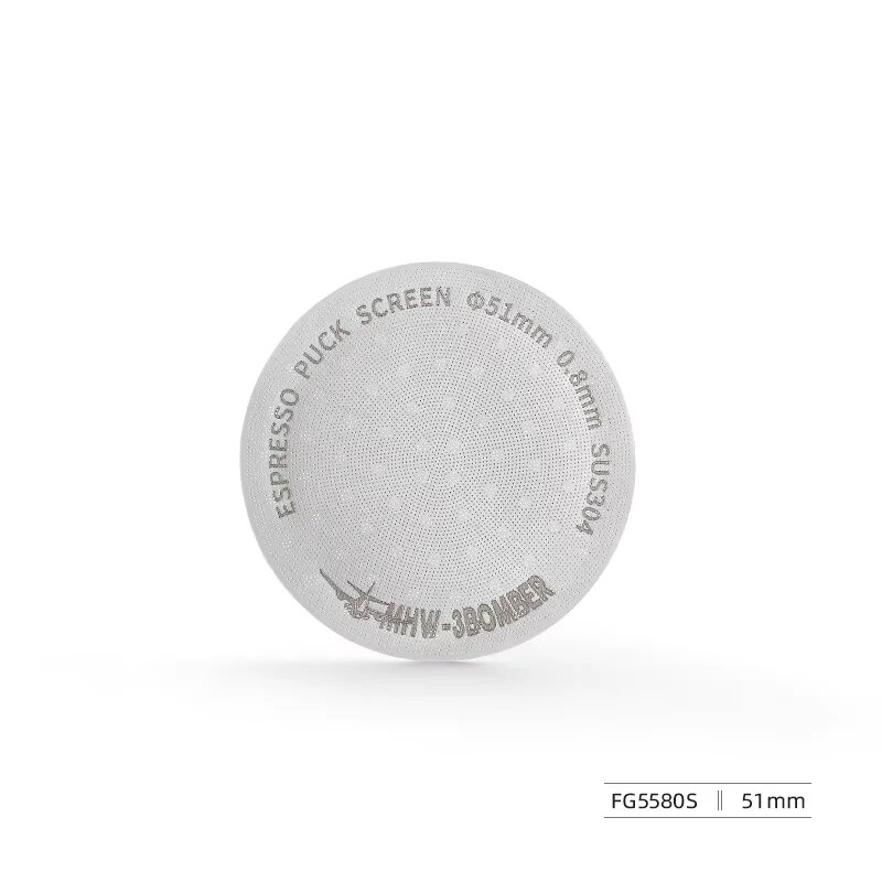MHW-3BOMBER Металлический фильтр для эспрессо 0,8 мм 51mm Puck Screen