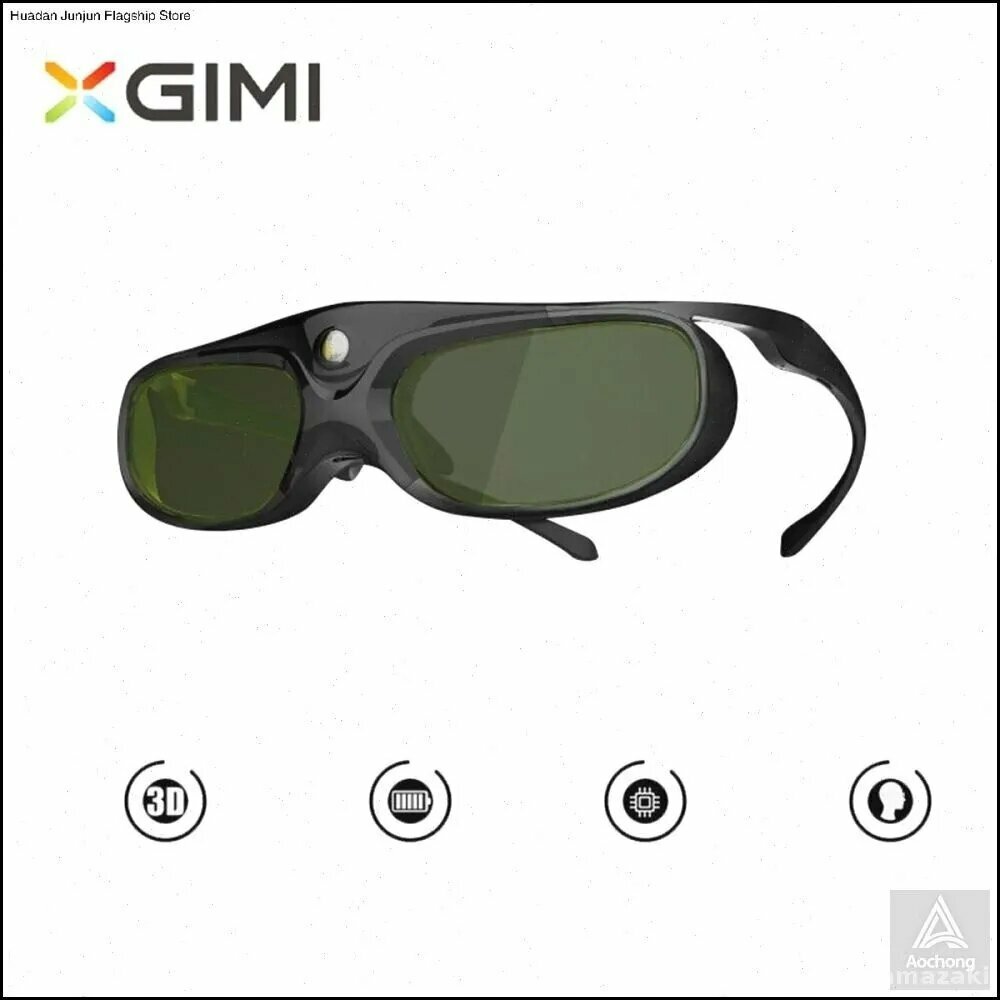 Очки XGIMI для 3D-проектора с активным затвором DLP Применяется к Changhong JMGO Optoma