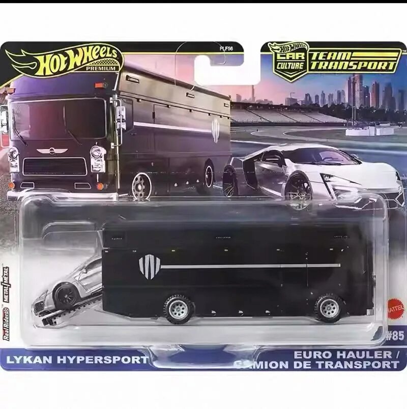 Hot Wheels набор для транспортировки 1:64 Черный, LYKAN HYPERSPORT