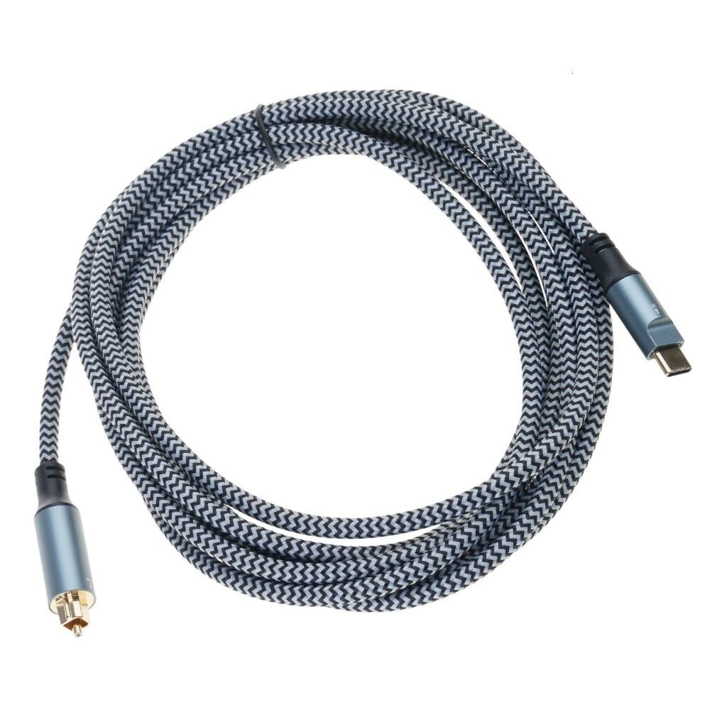Аналогово-цифровой преобразователь звука USB-C в SPDIF, 3m