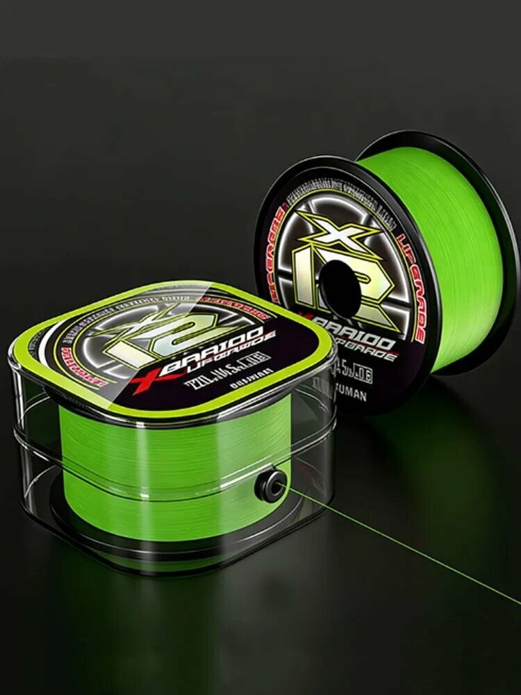 Плетеный шнур для рыбалки, Леска плет "YGK"X- Braid Upgrade X12 Разноцветный160м #1.5/0.234мм Разрывная нагрузка 17.5кг, плетенка для спиннинга