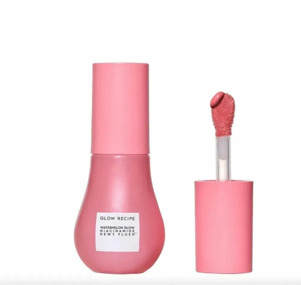 Сыворотка-румяна для лица (без коробки) Glow Recipe Watermelon Glow Niacinamide Dewy Flush Brightening Serum Blush в оттенке: Watermelon Flush 12мл