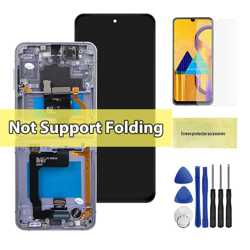Samsung Z Flip 4 экран EUR Purple Frame, TFT, комплект замены