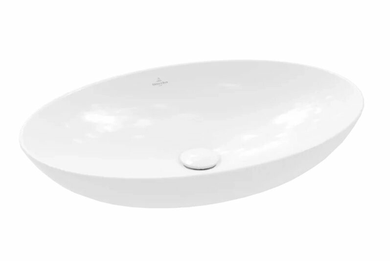 Раковины Villeroy & Boch Loop & Friends 4A480001 накладная, 62x42xh10см, альпийский белый