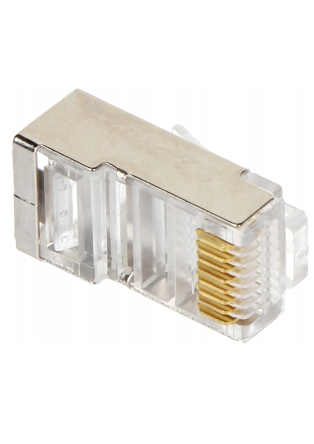 Коннектор 5bites US060A RJ-45, в серебристом корпусе соответствует категории 5e,100шт