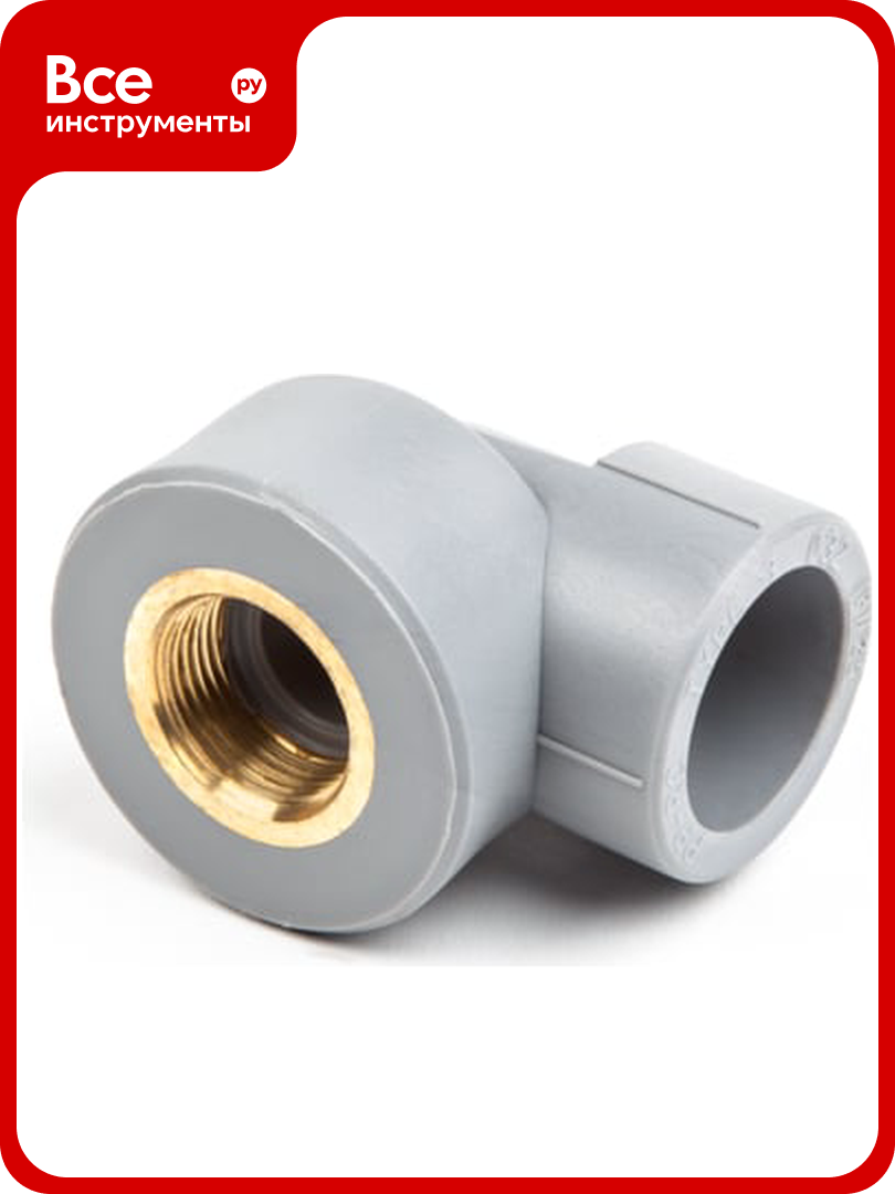 Комбинированный противопожарный угол ABN с переходом на внутреннюю резьбу 20x1/2" D2CRH02001290