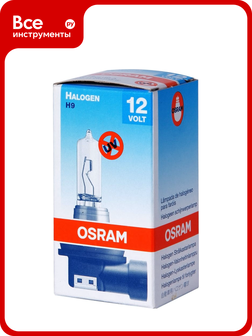 Автолампа OSRAM H9 65 PGJ19-5 12V, 1, 10, 100 64213