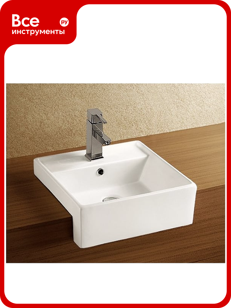 Врезная раковина WeltWasser WW DEILBACH 4012 520х430х160 10000003885