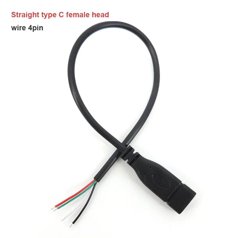 USB Type-C кабель 4pin Straight female