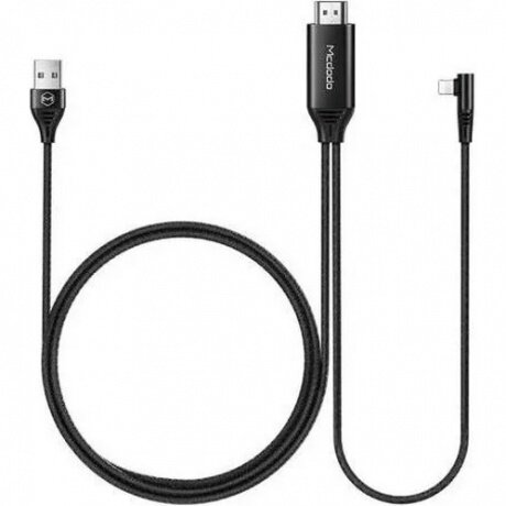 Кабель Mcdodo Shadow Series Lightning - HDMI, 2 метра, чёрный