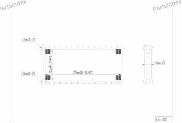 Радиатор отопителя REACH 1.18.15051 Land Rover Discovery 2005 2.7 Td 2005-