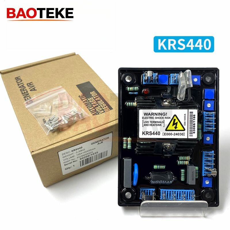 Автоматический регулятор напряжения AVR BAOTEKE KRS440/B для бесщеточного генератора