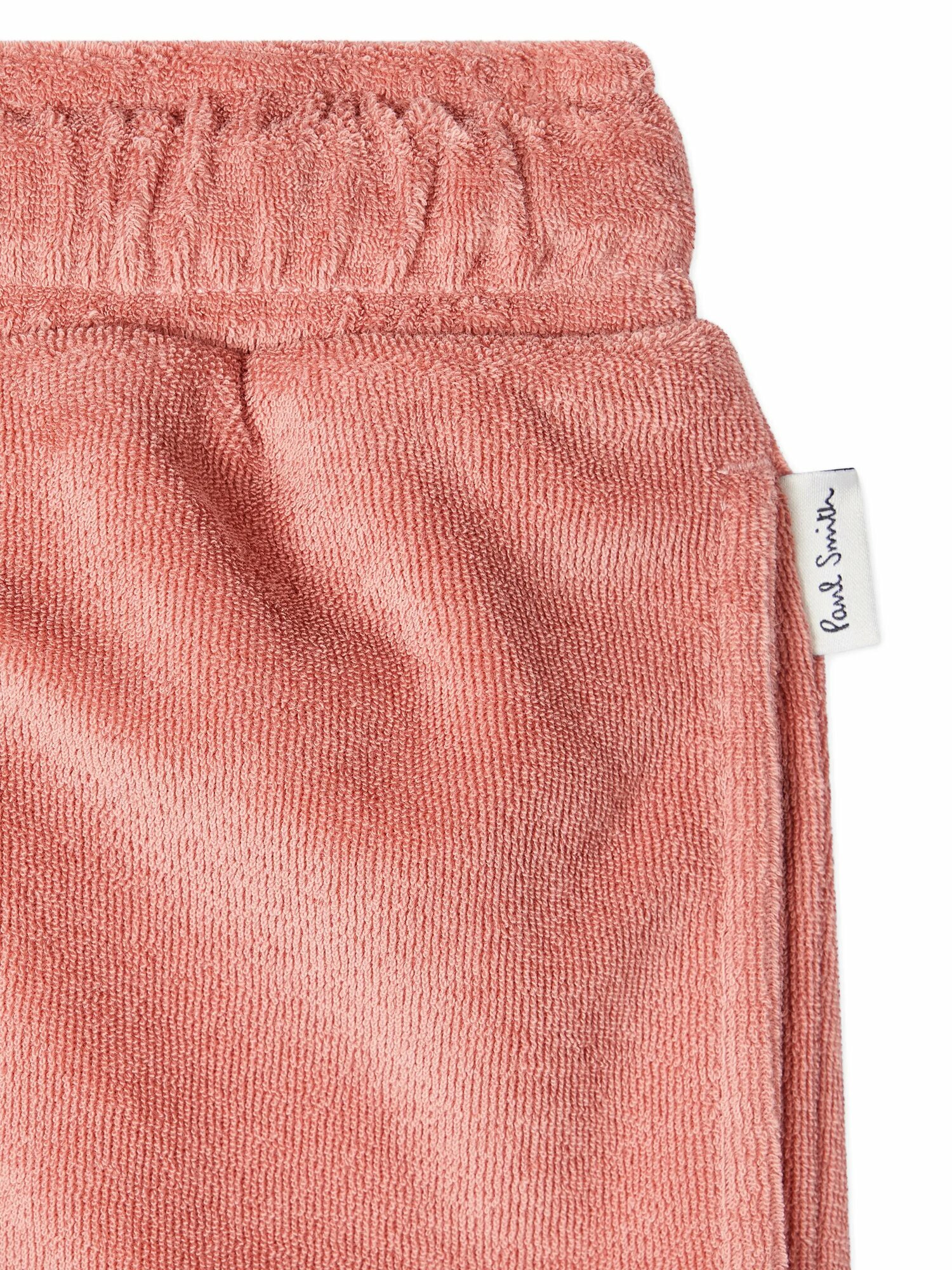 Шорты Paul Smith Towelling drawstring loungewear shorts, размер M, pink — фото 1