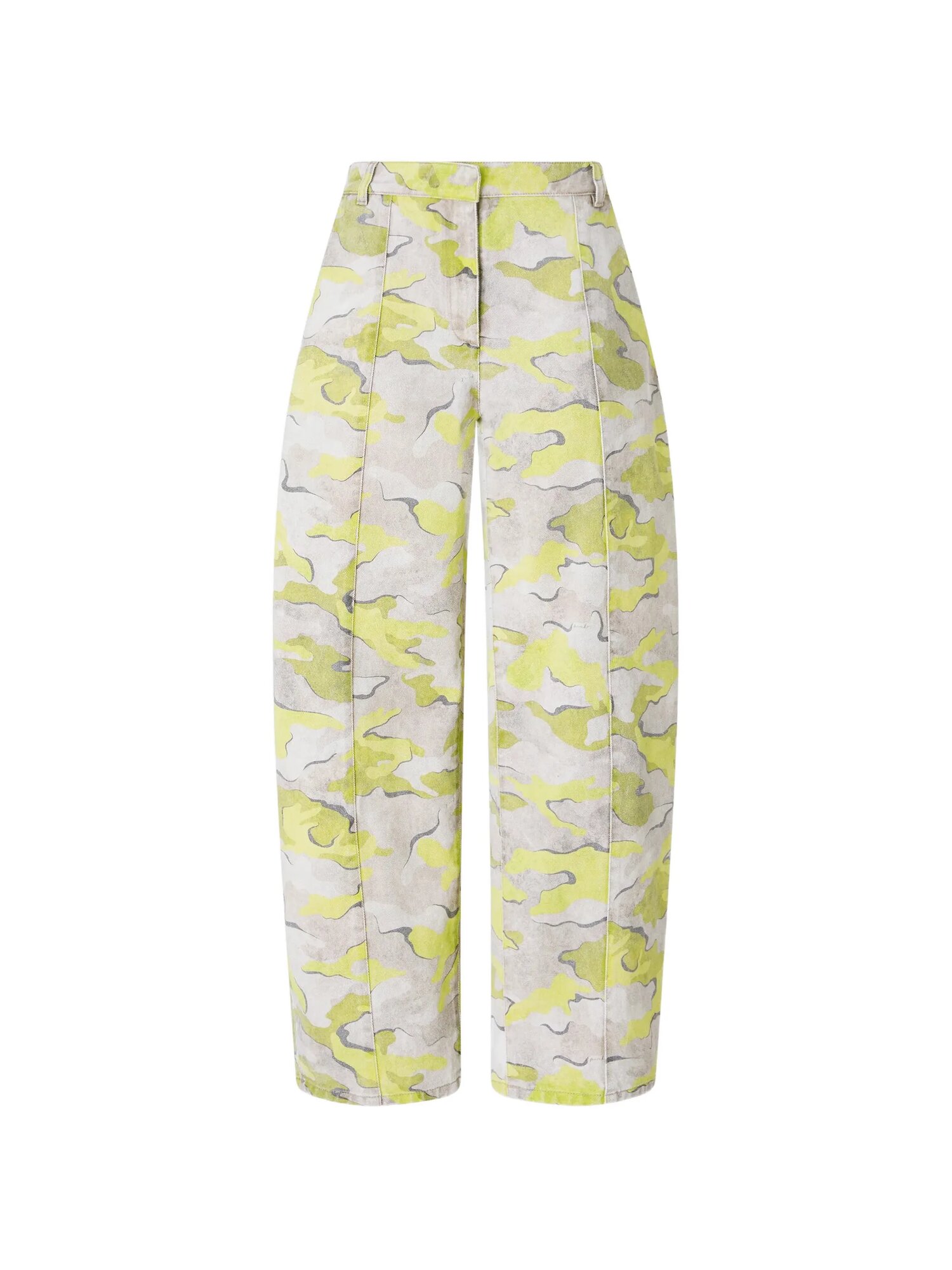 Брюки Camouflage-print darted trousers