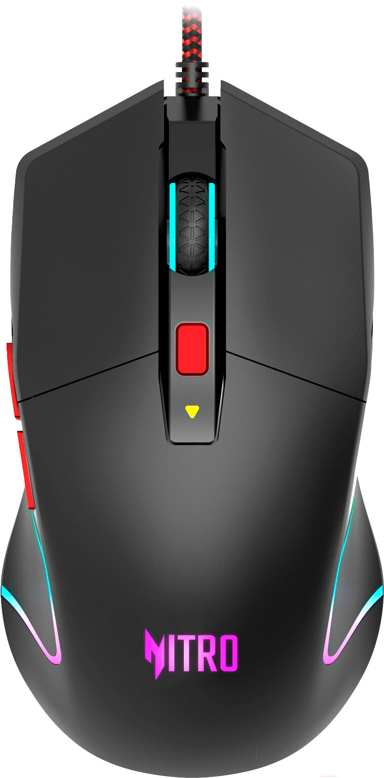 Мышь проводная Acer компьютерная Nitro OMW301 черный оптическая