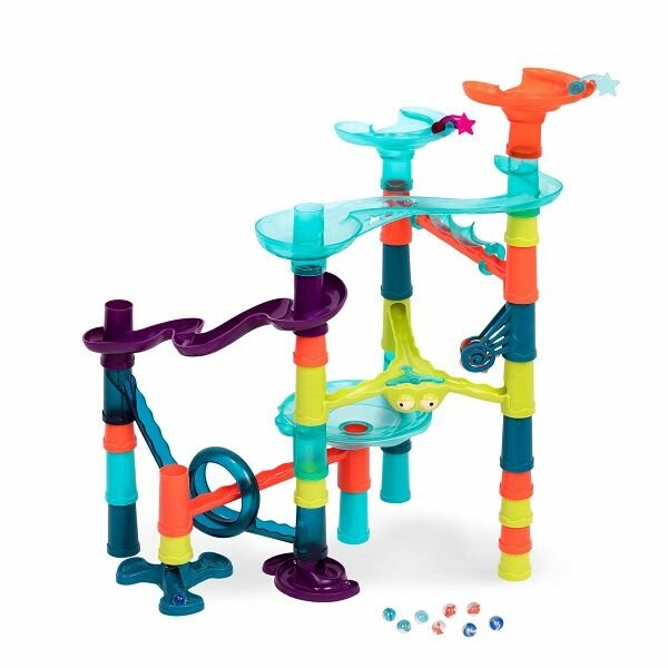 Развивающая игрушка B.Toys - Конструктор-лабиринт для шариков Kulodrom, 38 эл, 3+ лет. - Би. Тойс BX1731Z