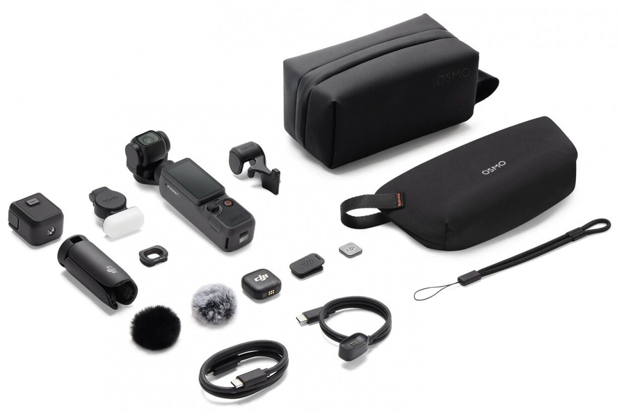 Экшн-камера DJI Osmo Pocket 4 Creator Combo, Black (Черный)