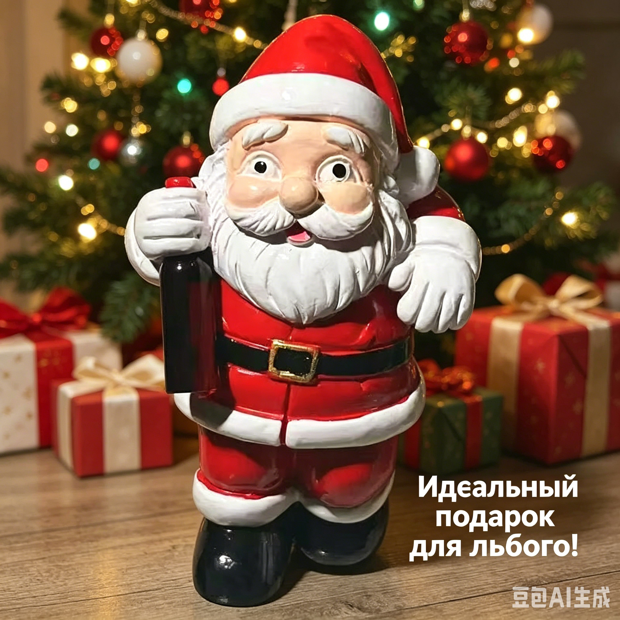 Изысканная статуя Санта-Клауса, смола, для украшения помещений и улицы, 6*11 см