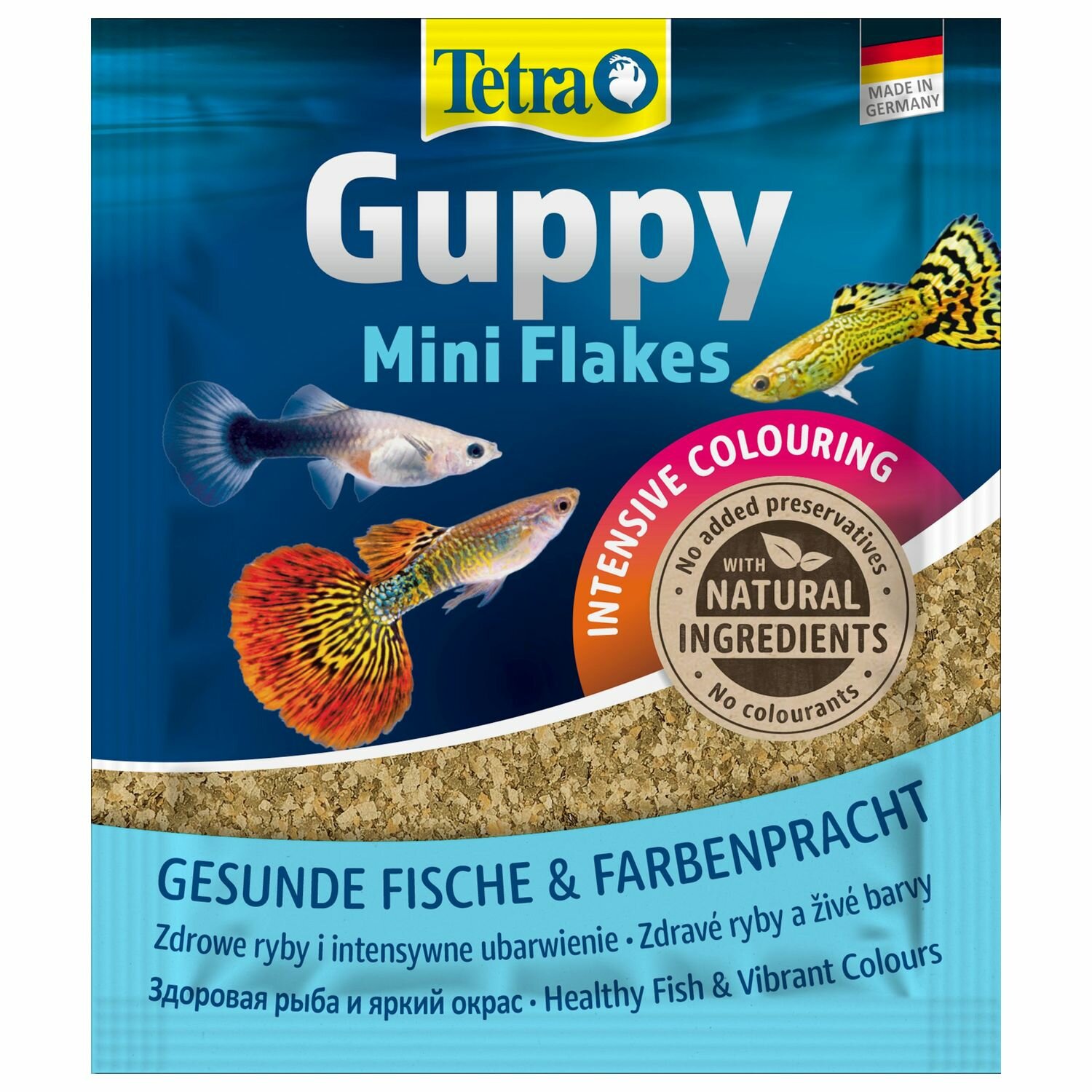 Tetra TetraGuppy корм в хлопьях для рыбок гуппи 12 г (sachet)