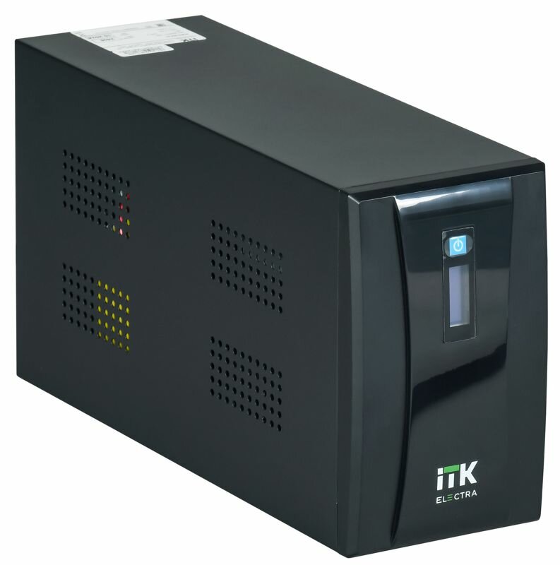 Источник бесперебойного питания ELECTRA ET 2кВ. А/1.2кВт с АКБ 2х9А. ч USB ITK EET-2000VA-1-002