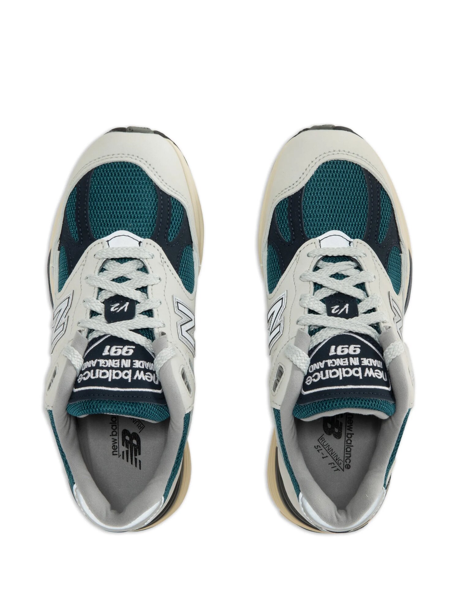 Кроссовки New Balance 991v2, размер 10,5 US, white — фото 1