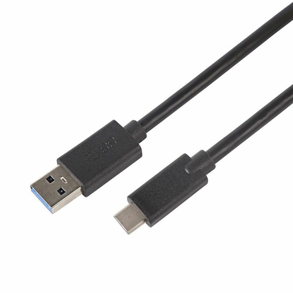Кабель передачи данных USB 3.1 type C male USB 3.0 male 1M черный REXANT 18-1880