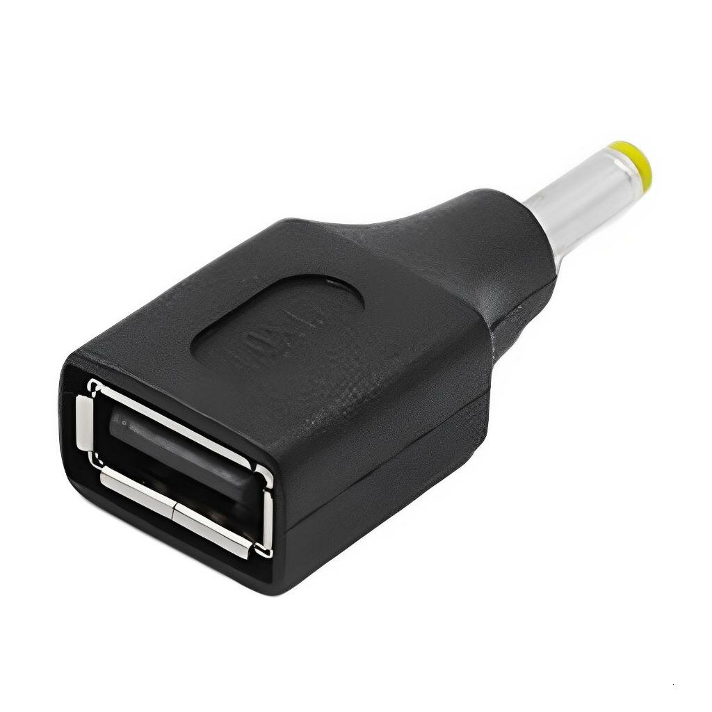USB-адаптер для питания ноутбука, 4.0x1.7 мм