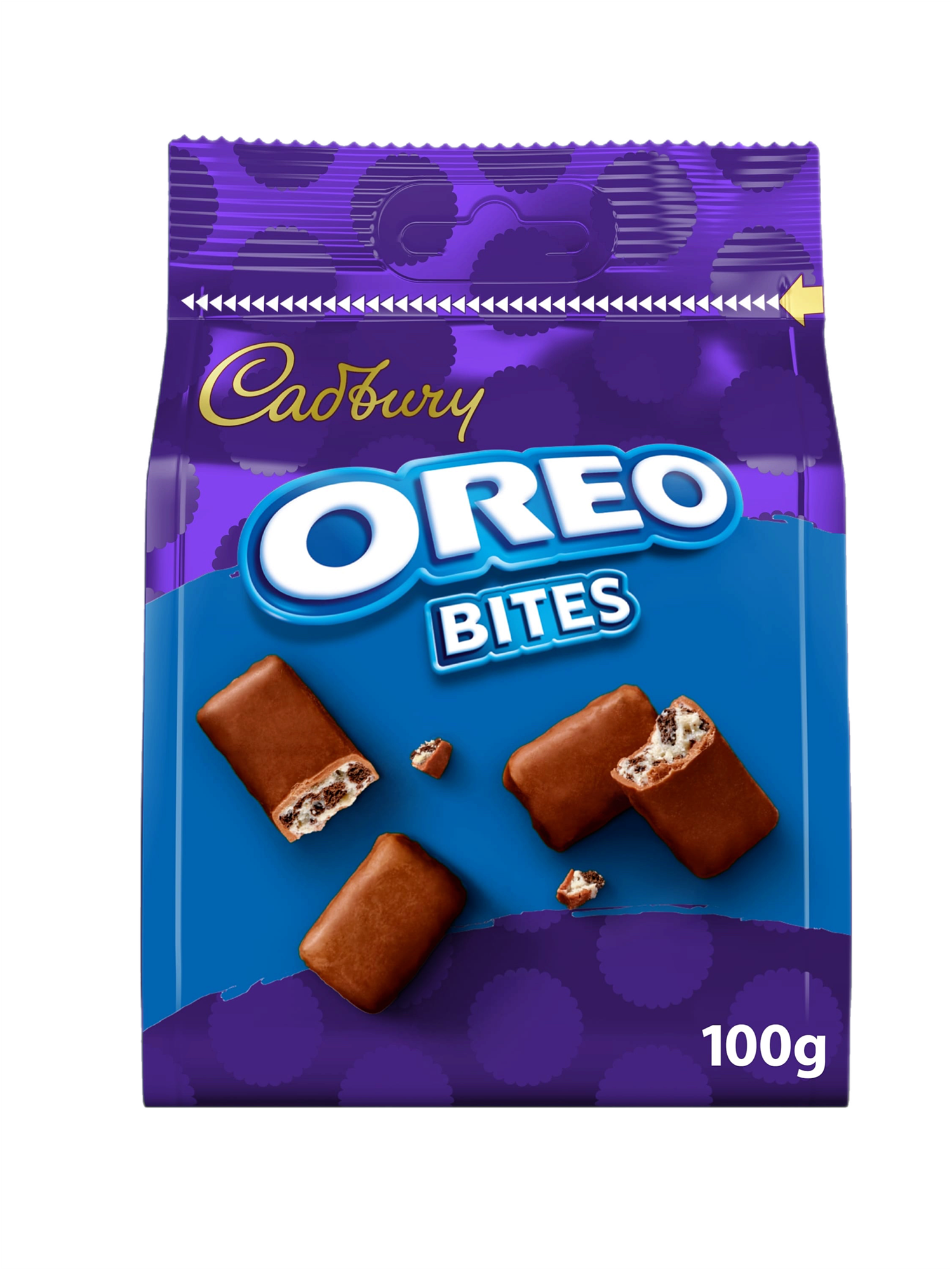 Шоколадный батончик mini Cadbury OREO Bites/ мини батончики воздушный пористый, 100g (США)