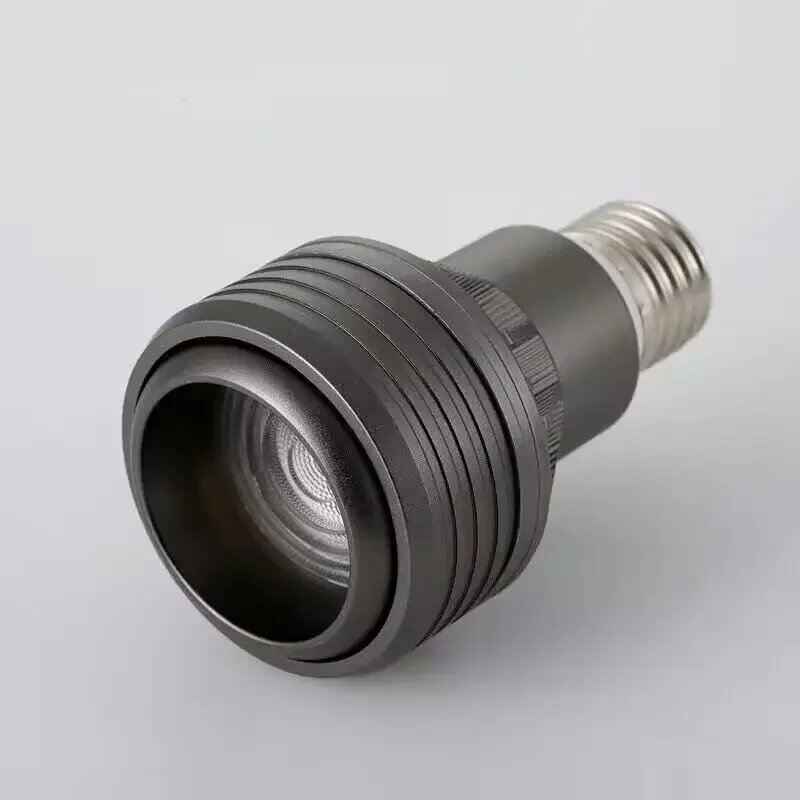 Светодиодный прожектор E27 Zoom, 5W, Серый, Warm White